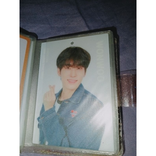 Photocard trading card Japan Japan haru wonwoo Blue Jacket | Shopee ...