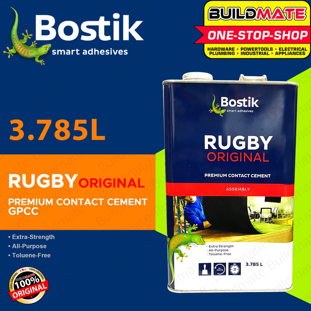 BOSTIK RUGBY Original/ EXCEL Premium Contact Cement GALLON 3.785L ...