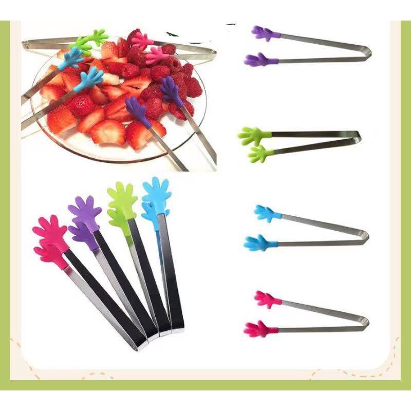 *BIG SALE*mini food tongs stainless steel snack tongs snack tongs ice ...