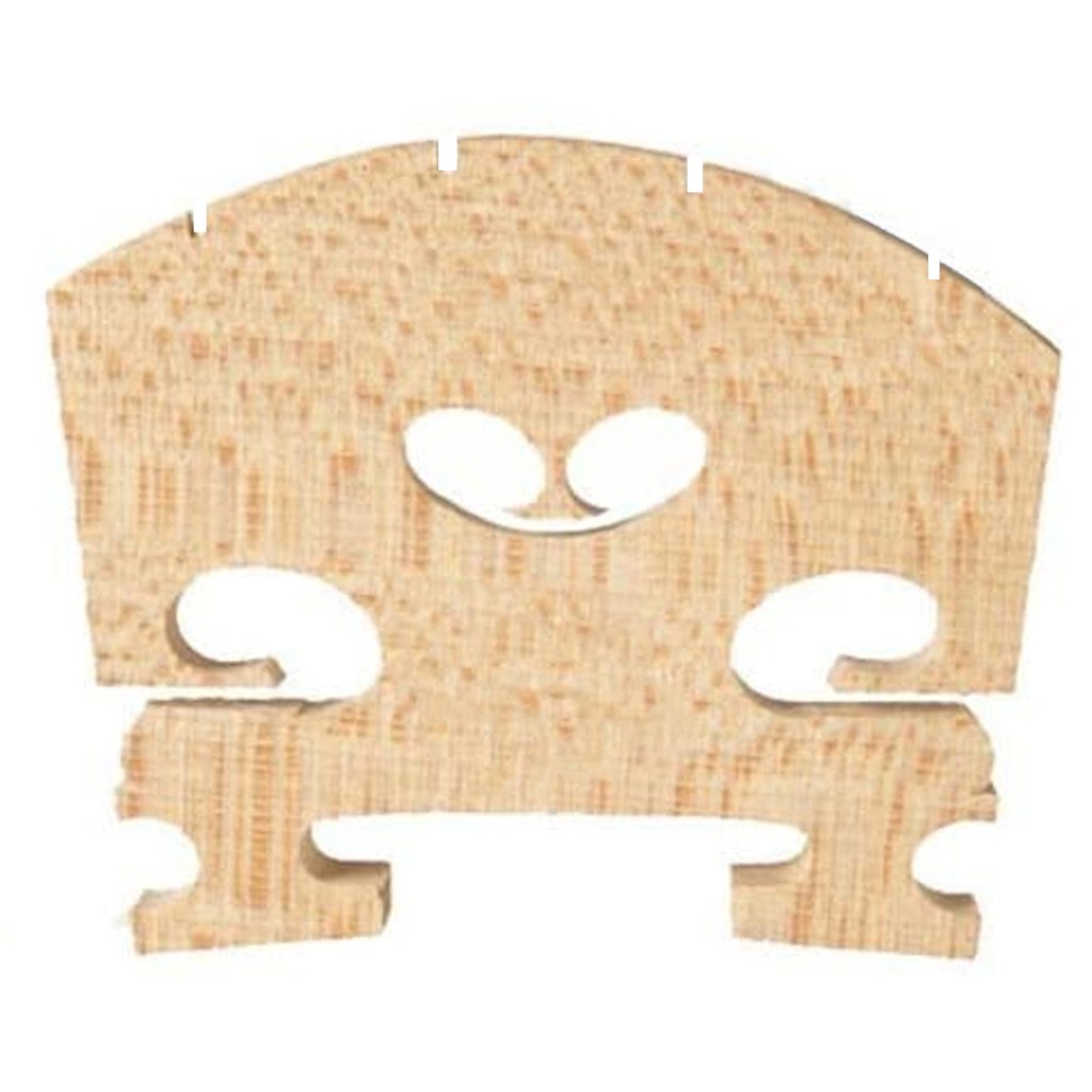 Avida Violin Bridge with String Notches Maple Wood Fitted Bridge 4/4 ...
