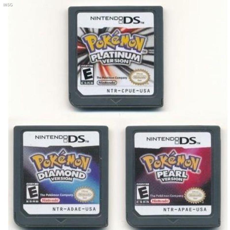 NDS 3DS Pokemon Pearl Diamond Platinum Pokemon Set of Cards US Version ...