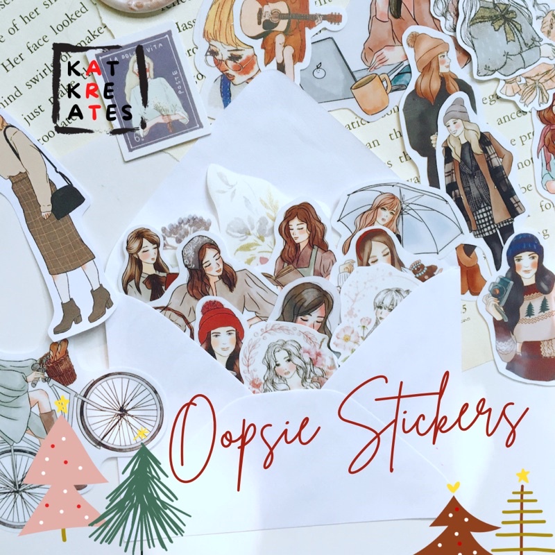 Katkreates Oopsie Stickers | Shopee Philippines