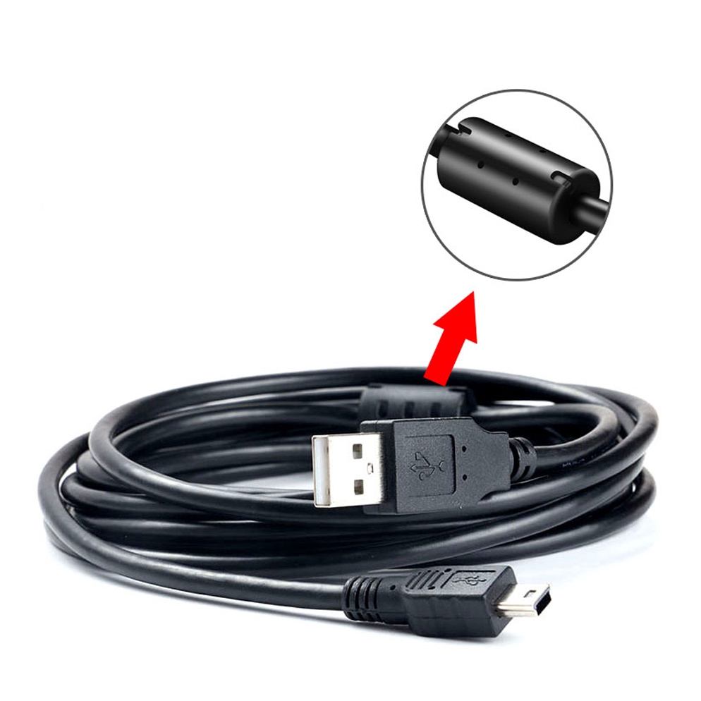 Camera 5-Pin USB Data Cable Cord Lead Wire For Canon EOS 550D 600D 650D ...