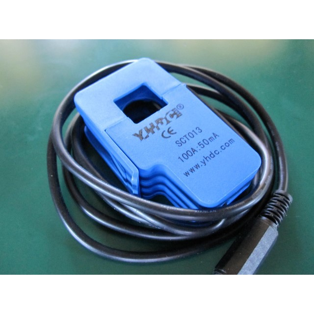 SCT-013-000 Non-invasive AC Current Sensor Clamp Sensor 100A | Shopee ...