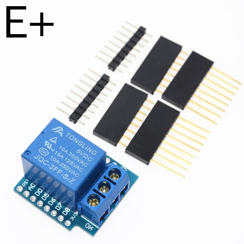 Relay Module For D1 MINI 5V hight level trigger One 1 Channel Relay ...