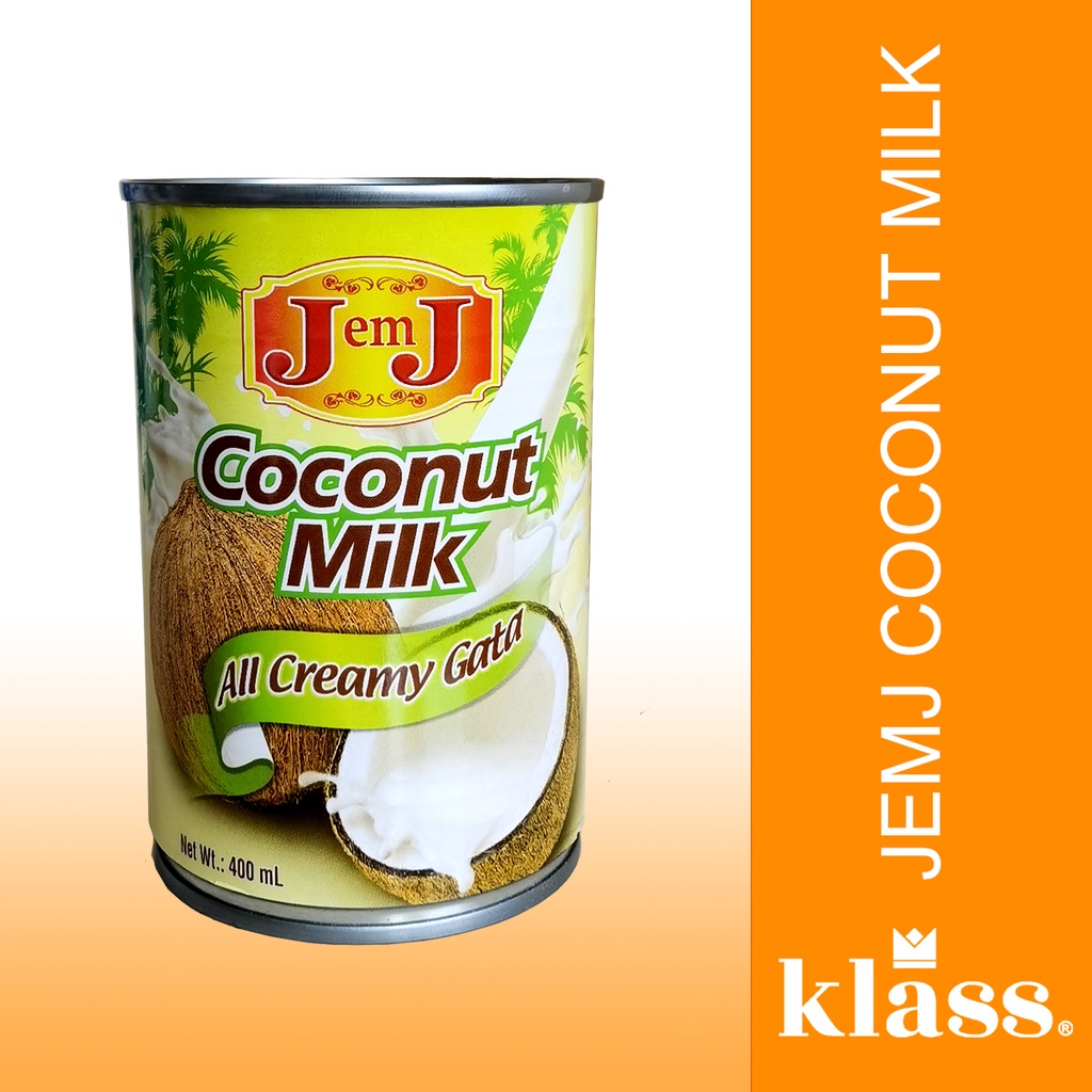 JemJ Coconut Milk 400ml | Shopee Philippines