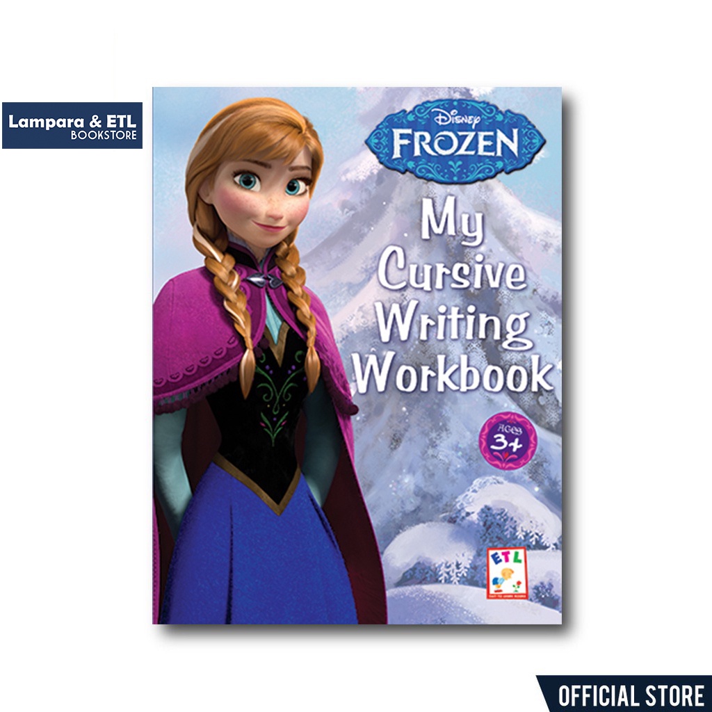 Disney Frozen, My Cursive Writing Workbook Ages 3+ | Shopee Philippines