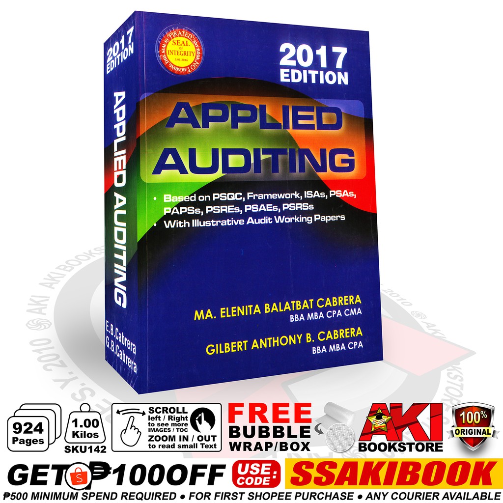 AUTHENTIC Applied Auditing © 2017 Ma. Elenita Balatbat Cabrera ...