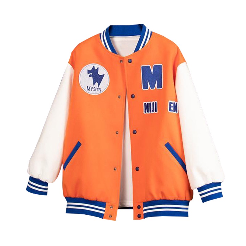 Fashion Vtuber Mysta Rias Cosplay Jacket Baseball Coat Streetwear ...