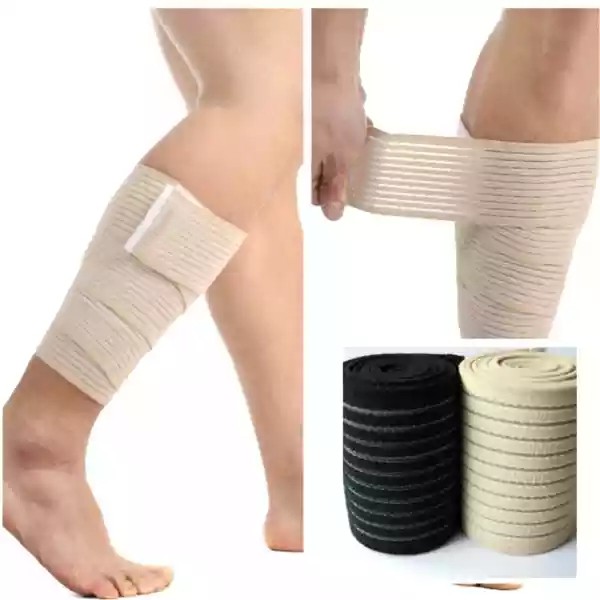 High Elasticity Compression Bandage Ankle Wrist Knee Calf Thigh Wraps ...