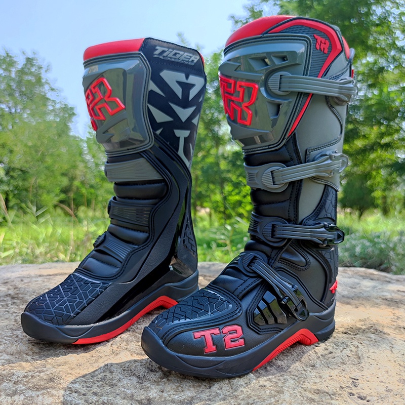Original Tiger MTR-T2 Racing Motocross Enduro MX Trail Boots for Adults ...