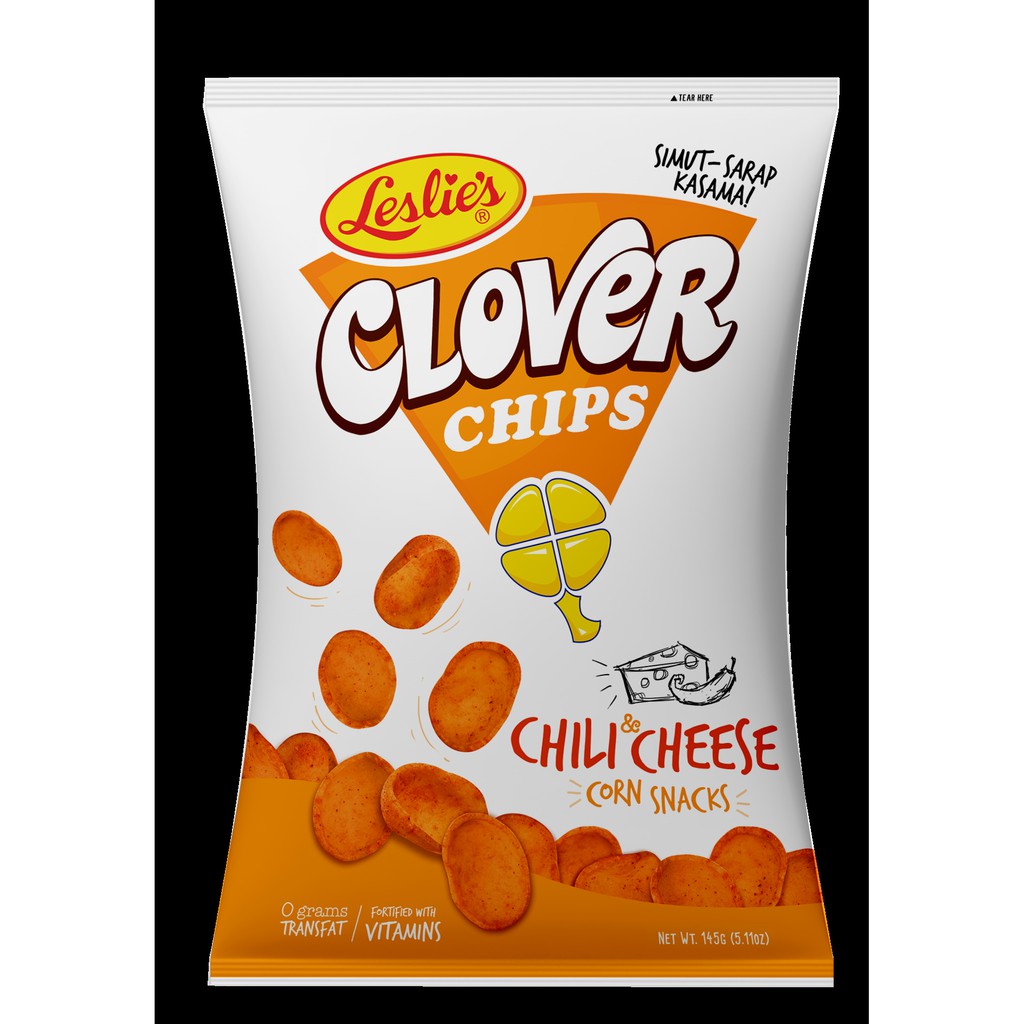 Clover Chips Chili & Cheese 145g | Shopee Philippines