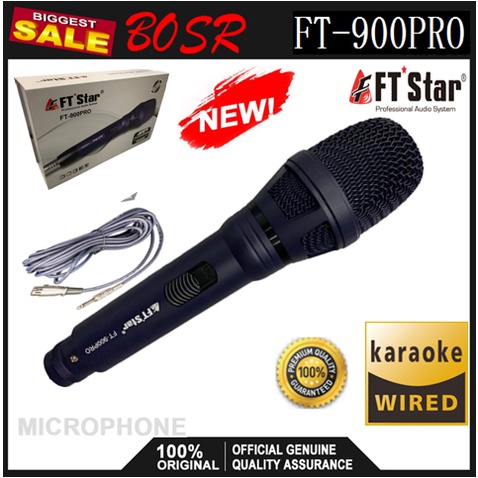 FT Star FT-900PRO Model Heavy Duty 10M Wire Microphone Free Microphone Foam And Mic slip ring ...