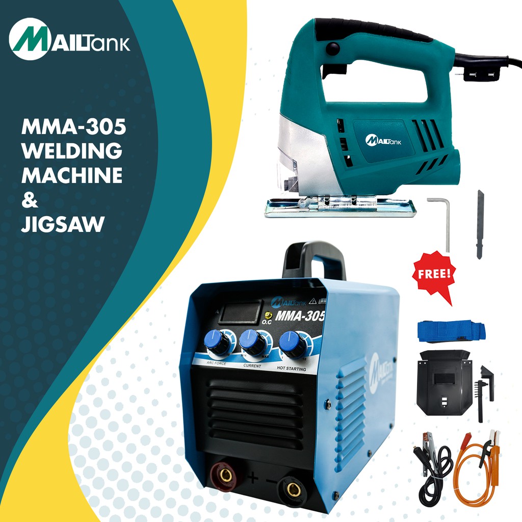 MAILTANK (SH29.SH83) Jigsaw & MMA-305 ARC Force Inverter IGBT Welding ...