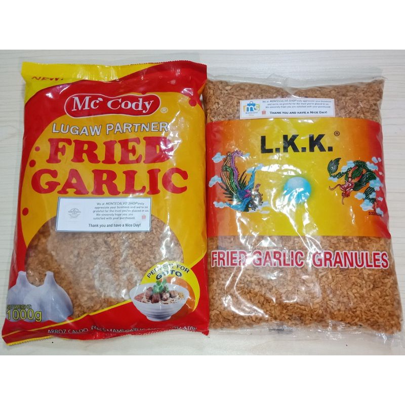 LKK FRIED GARLIC FLAKE 1kg | Shopee Philippines