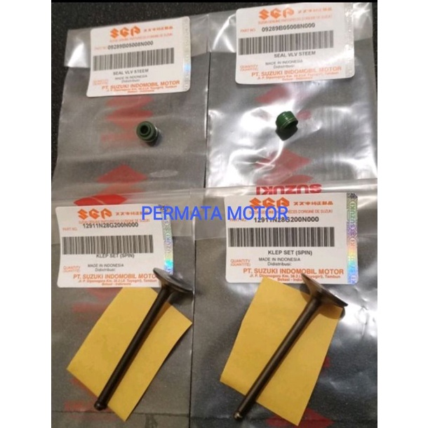 Valve set umbrella valve IN EX suzuki skydrive spin skywave hayate same ...