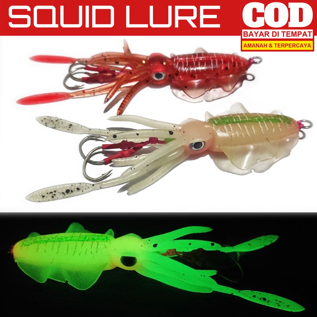 Rubber Squid Size S M L Realis Bait Similar To Real Squid Not Chasebait ...