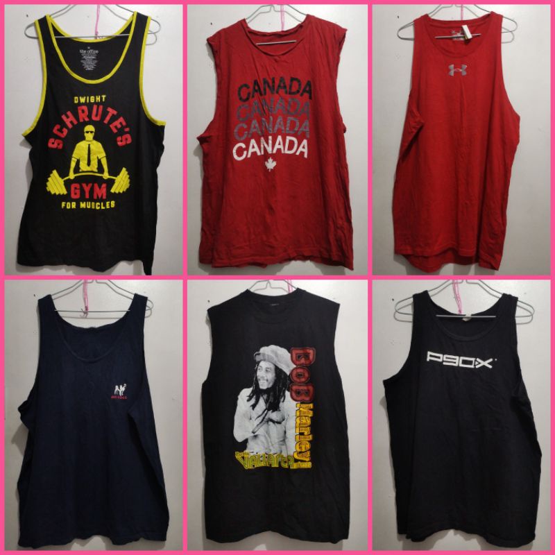 Preloved SANDO/RACERBACK for MEN and WOMEN | Shopee Philippines