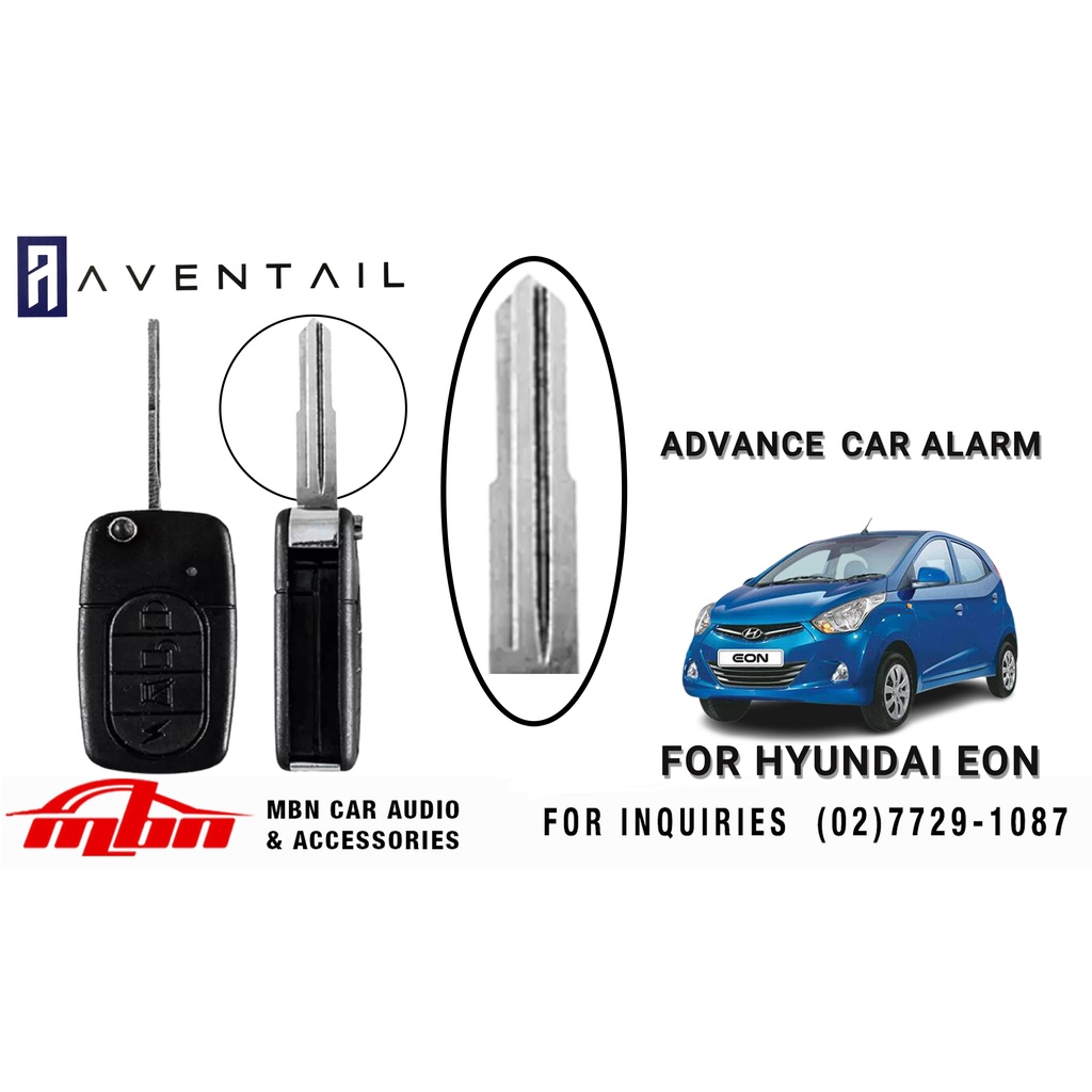 Aventail Car Alarm Auto Security For Hyundai Eon with Flip Key, Car ...