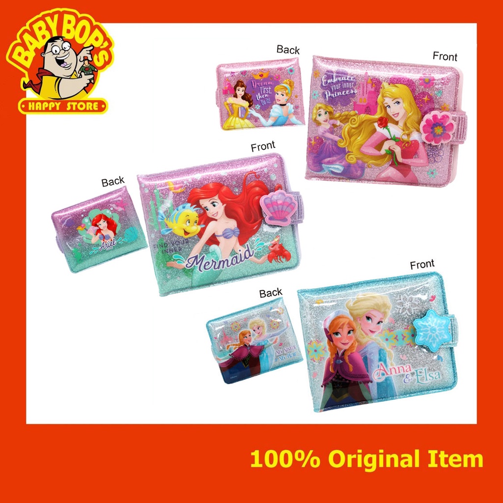 DISNEY PRINCESS KIDS WALLET (ORIGINAL AND LICENSED PRODUCT) | Shopee ...
