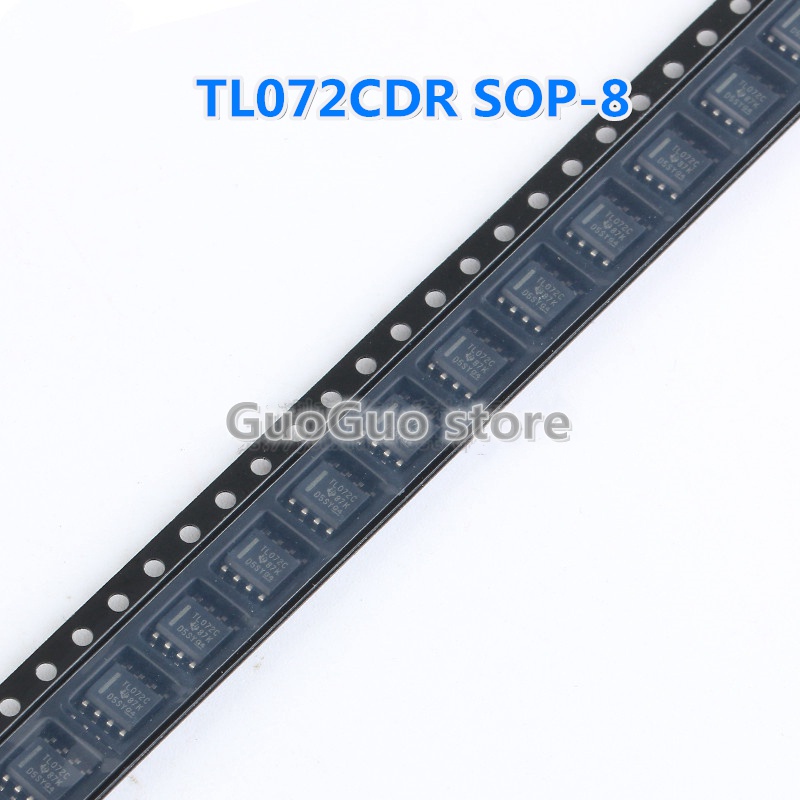 100pcs TL072C SOP-8 TL072CDR SOP8 operational amplifier IC New Original ...