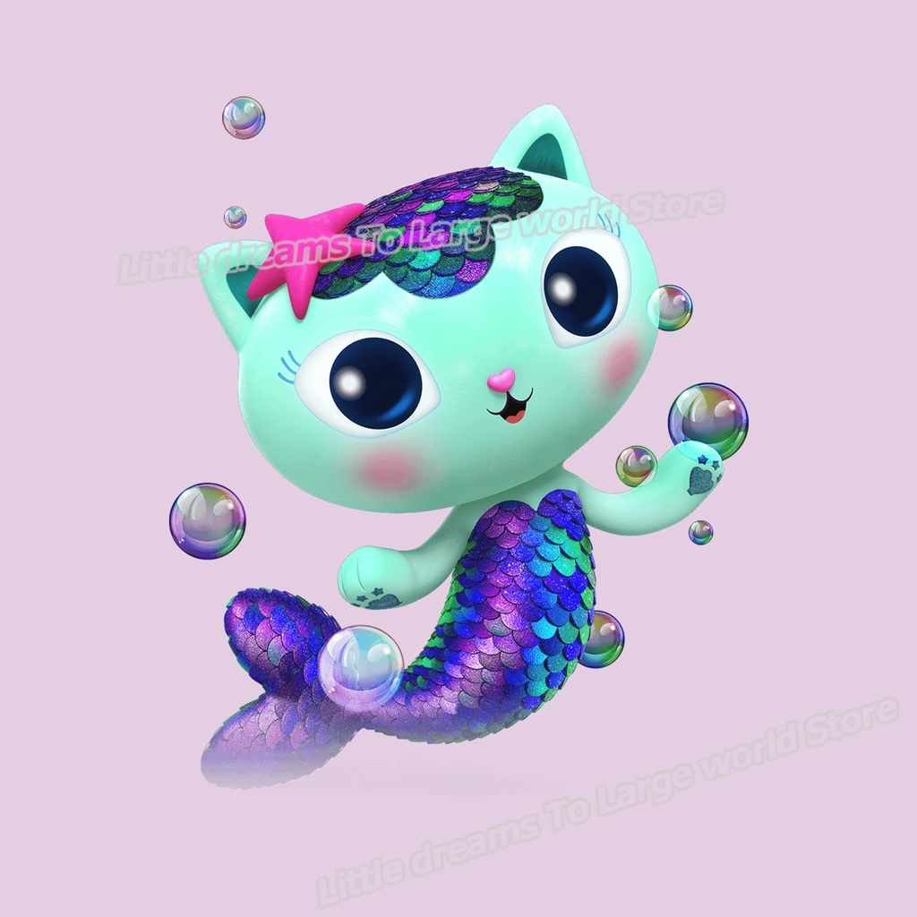 Gabby Dollhouse Patches for Clothing Anime Gabby Cat Heat Stickers Girl ...