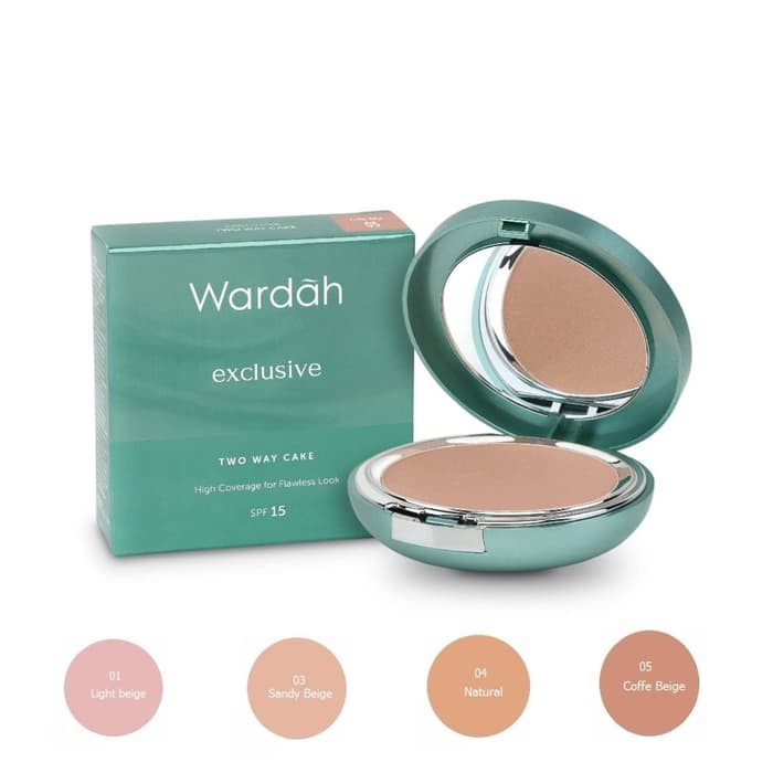 WARDAH EXCLUSIVE TWO WAY CAKE / Pressed Powder | Shopee Philippines