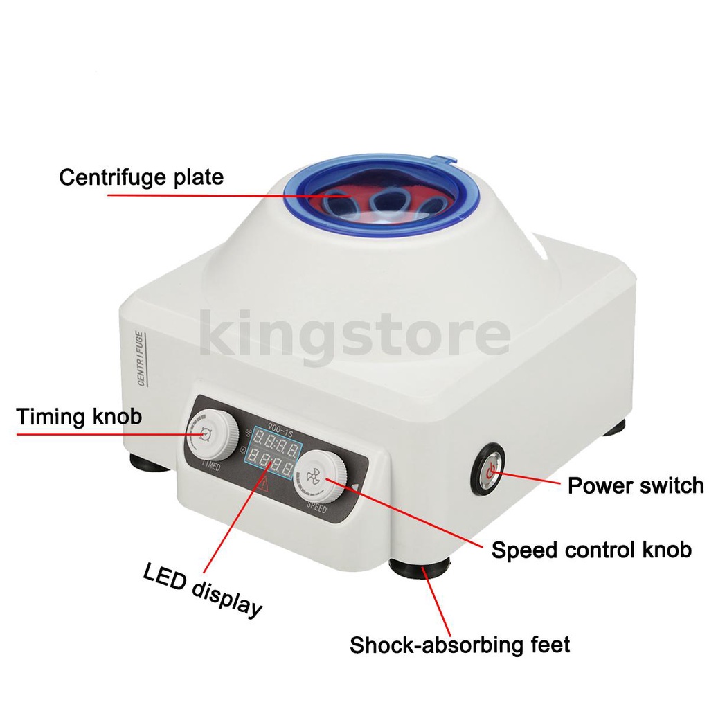 Centrifuge 4000rpm Lower-speed Desktop Laboratory Centrifugal Machine ...
