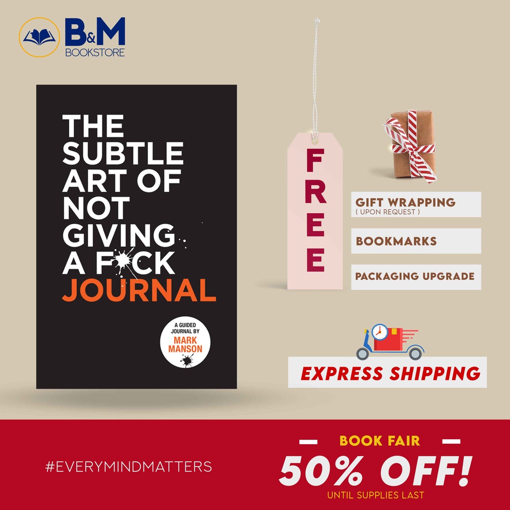 The Subtle Art Of Not Giving A F*Ck Journal By Mark Manson (Paperback ...