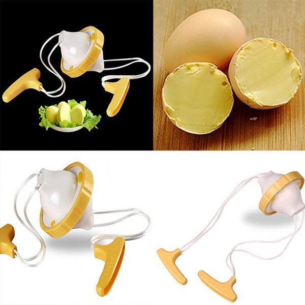 Useful Kitchen Egg Scrambler Hand Powered In-Shell Shaker Scrambles ...