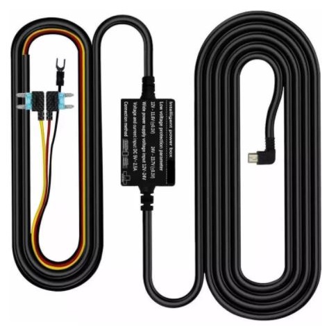 Dash Cam HardWire Kit Mini USB(MACRO),Built-in Fuse 5V/2A 10 feet for ...