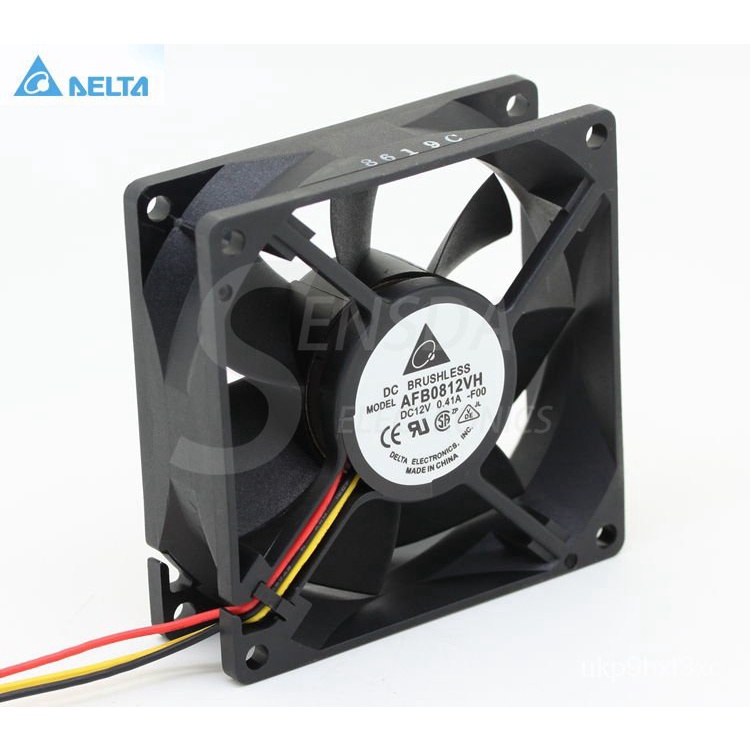 for delta AFB0812VHB -F00 8cm 80mm 8025 0.41A DC 12V axial cooler Server Inverter Cooling fans ...