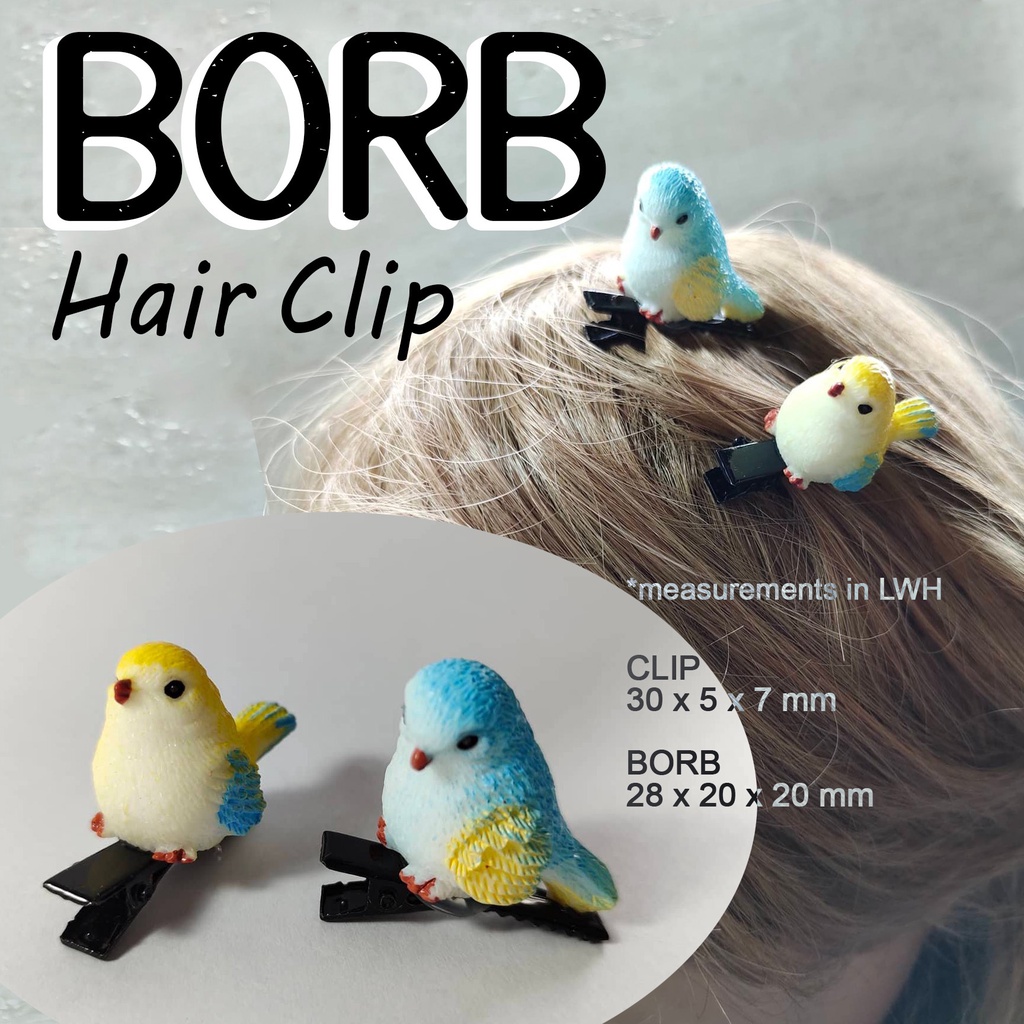 BORB Hair clip hairclip fat bird hair anime accessory HatahHatah ...