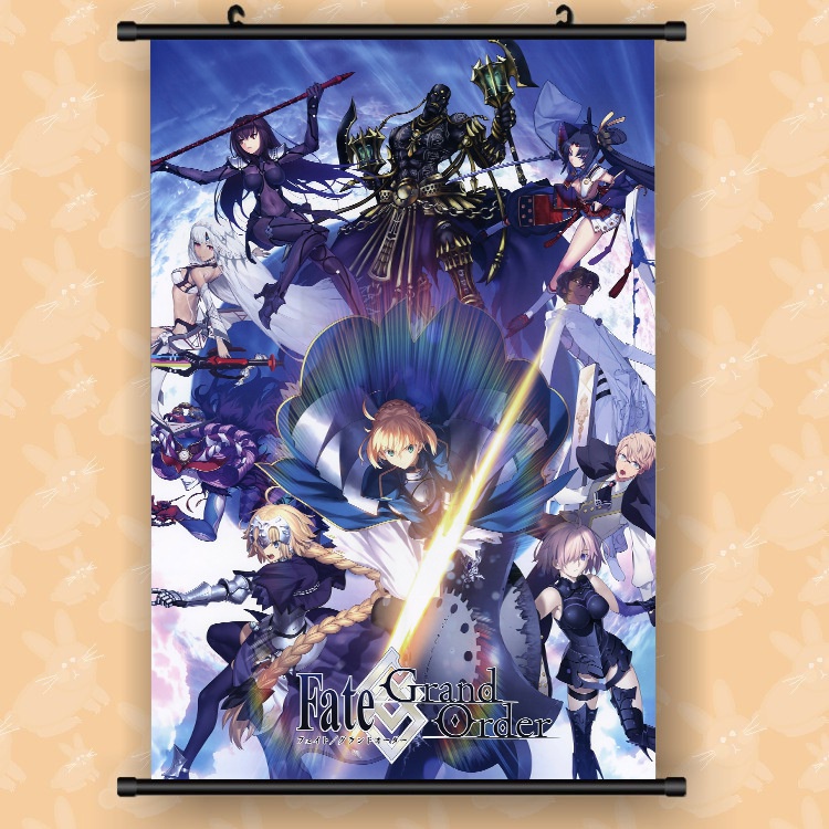 Anime Fate Grand Order Apocrypha Saber Lily Wall Scroll poster cosplay ...