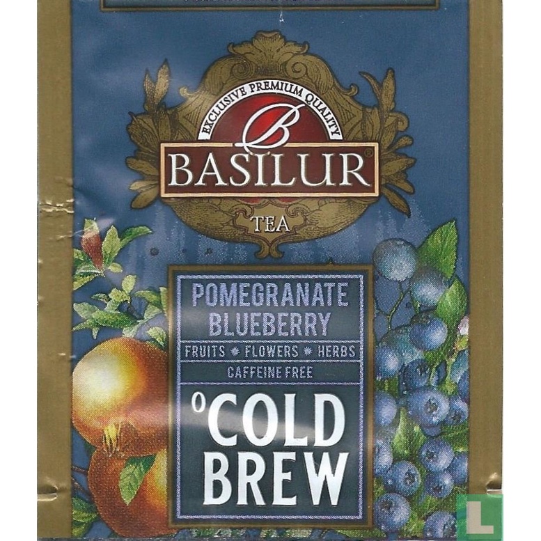 BASILUR TEA "Cold Brew - Horeca" - Pomegranate Blueberry - 2g X 100E ...