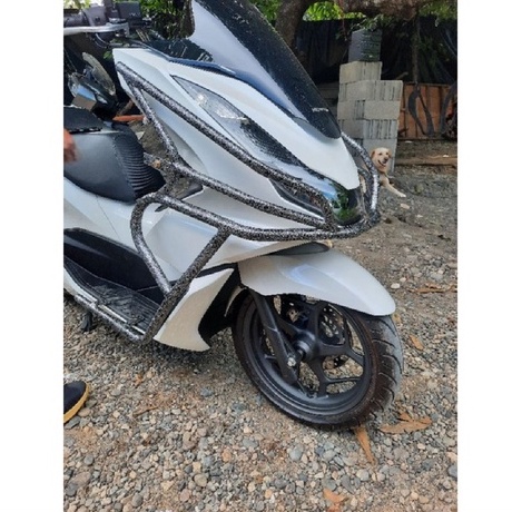 HONDA PCX 160 Full Armor Crash Guard (Powder Coating) | Shopee Philippines