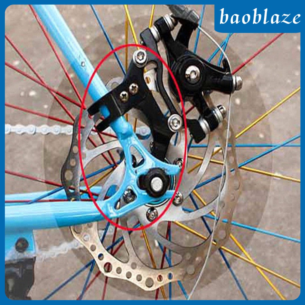 2Pcs Adjustable Bike 160 Disc Brake Bracket Frame Adaptor Mounting ...