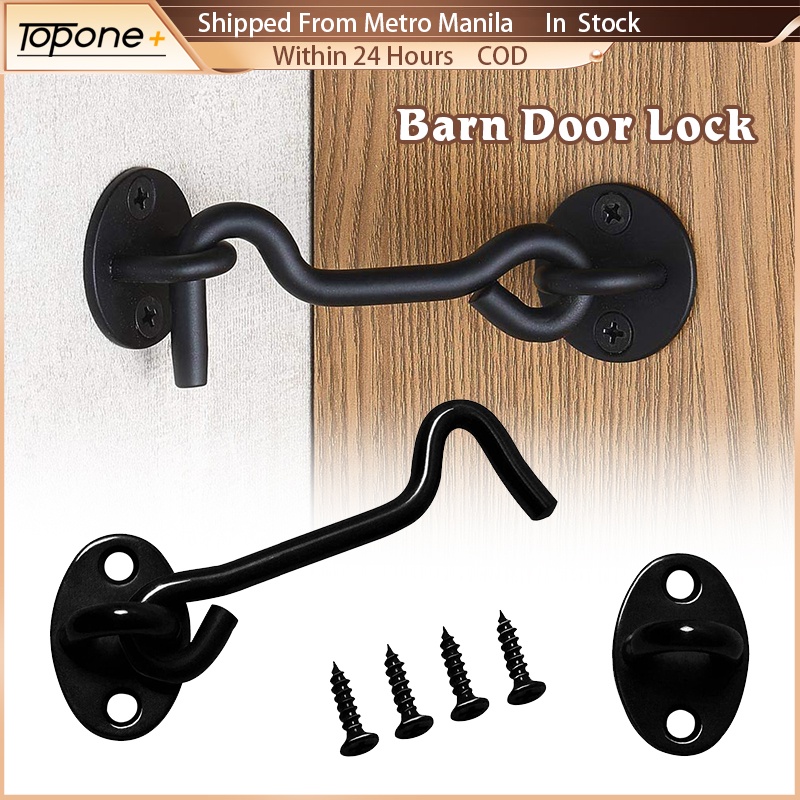 Barn Door Latch Door Lock Sliding Door Lock Eye Latch Hook Cabin Window ...