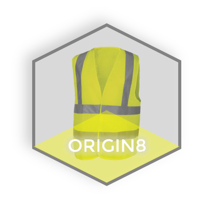 GILM3 DELTA PLUS EUROPEAN BRAND SAFETY VEST WITH REFLECTORS HIGH ...