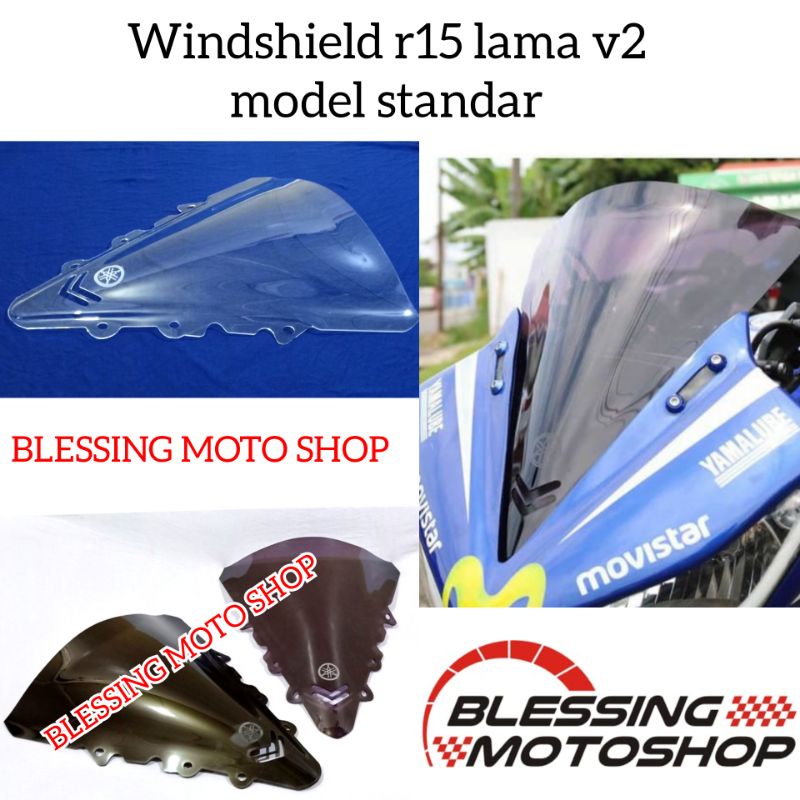 Windshied old R15 standard visor R15 v2 windshield standard R15 v2 old ...