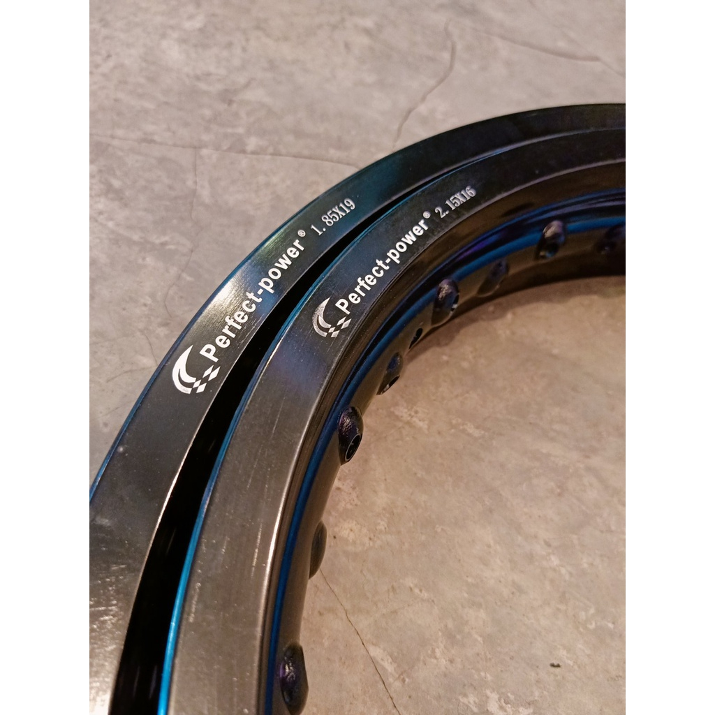 Perfect Power Alloy Rim Set ( Black ) | Shopee Philippines