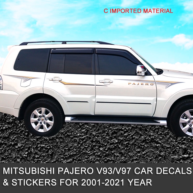 Fit for car sticker Pajero v93 car stickers V97 embossed body sticker ...