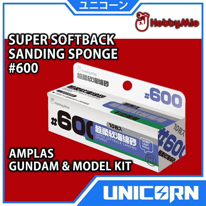 Super SOFTBACK SANDING SPONGE 600 [HOBBY MIO] GUNDAM SANDING MODEL KIT ...