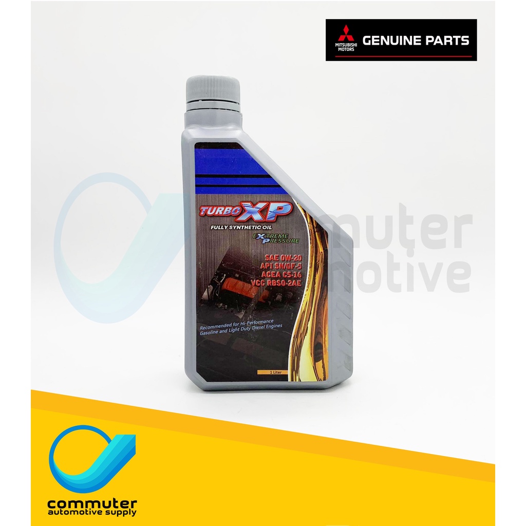 [1 LITER SAE 0W-20] Mitsubishi Turbo XP Fully Synthetic Engine Oil ...