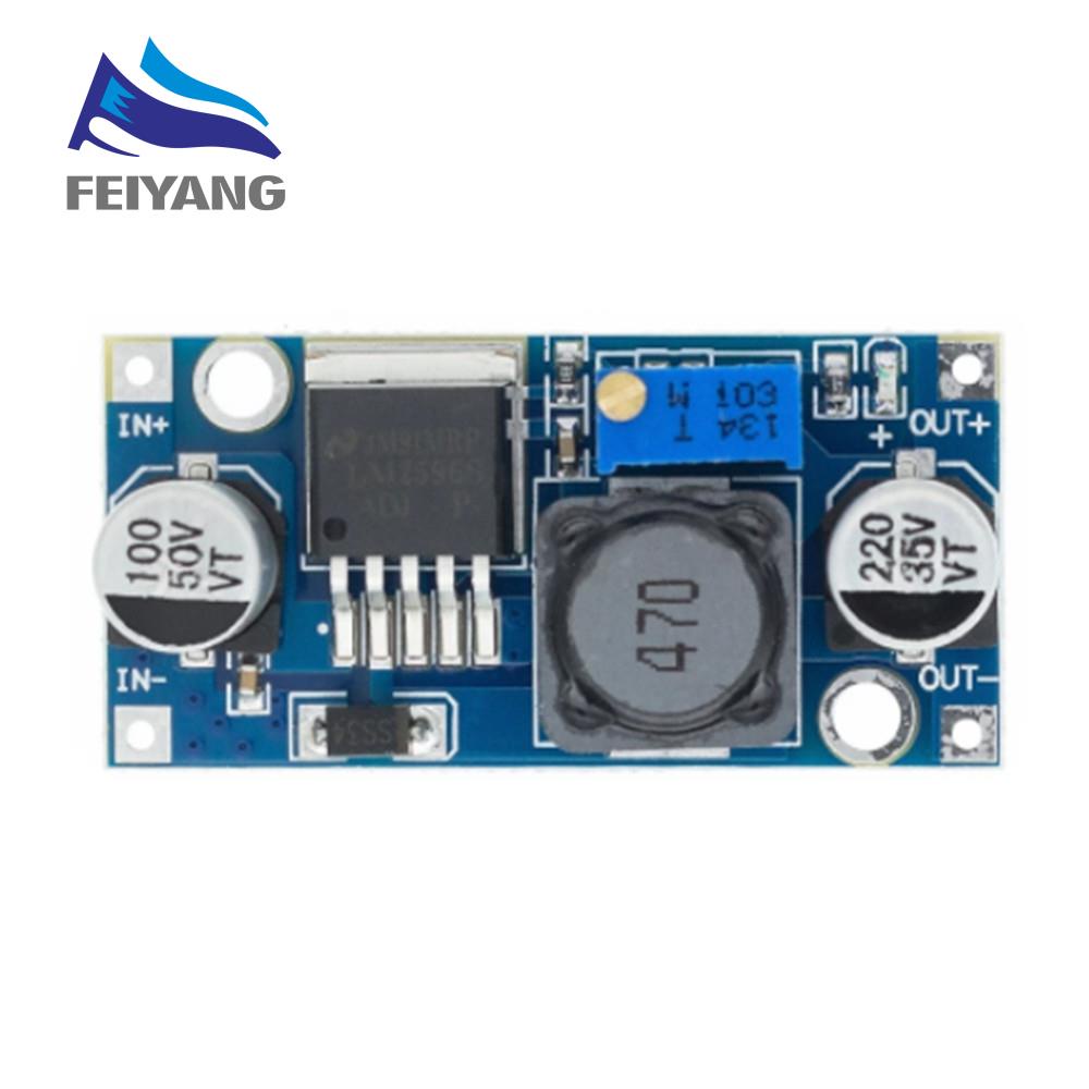 LM2596 LM2596S ADJ Power supply module DC-DC Step-down module 5V/12V/24V adjustable Voltage ...