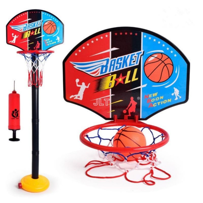 Playing Sports Toys For Kids Basketball Ring With Stand | Shopee ...