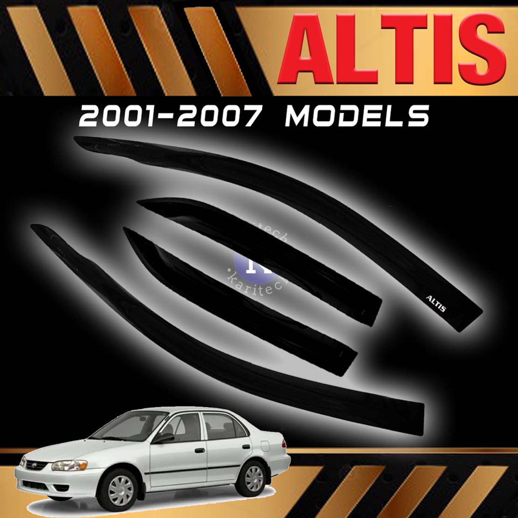 Rain Guard for Corolla Altis 2001 - 2007 ( Window Visor Toyota 2002 ...