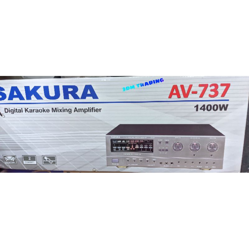 AV -737 ORIGINAL SAKURA MIXING AMPLIFIER | Shopee Philippines