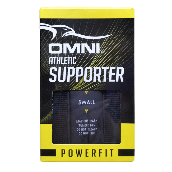 OMNI by SO-EN Single Pack (6 Inch) Black Athletic Supporter for Men ...