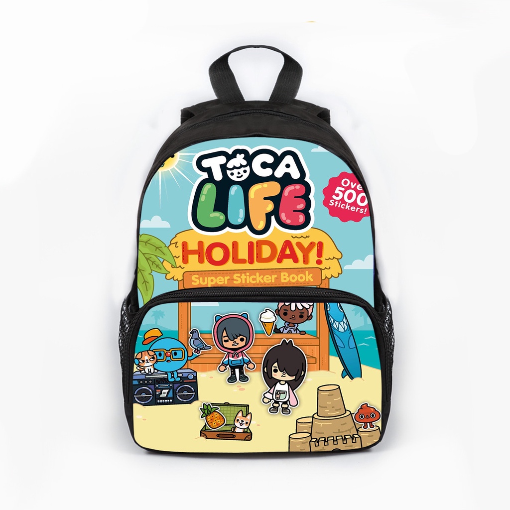 ColorCoral Toca Boca 3D Print Backpacks Kawaii Kids Children Small ...